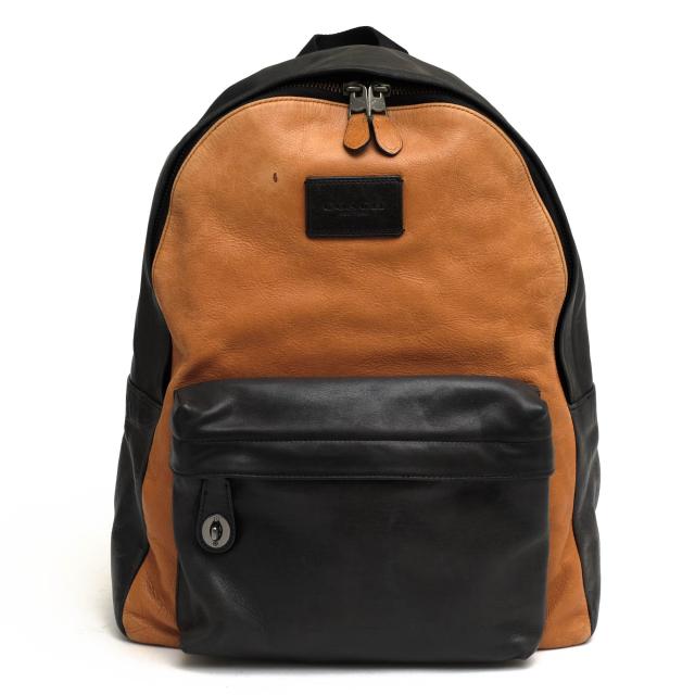 ○コーチ COACH スポーツカーフ 牛革 リュック 72034 Campus Backpack in Sport Calf Leather キャンパス バックパック デイパック 中古