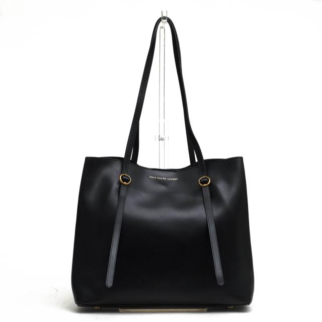 ○ポロ ラルフローレン POLO RALPH LAUREN 牛革 カーフ トートバッグ Lennox レノックス A4サイズ収納可 肩掛け ワンショルダーバ  中古