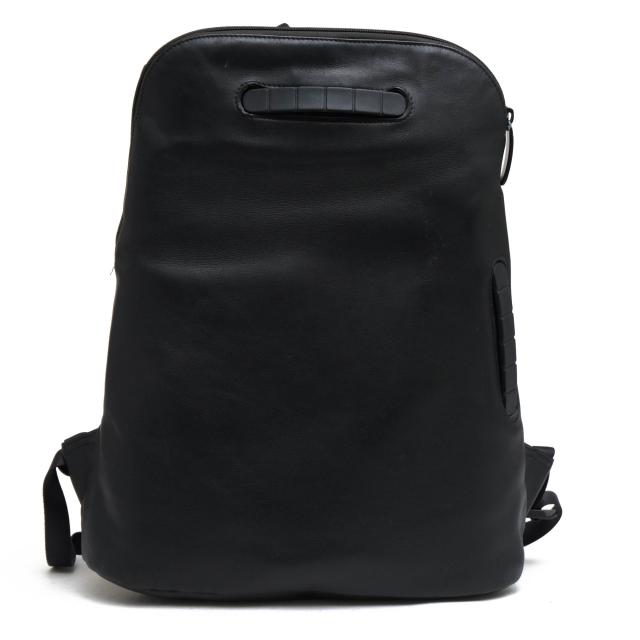○トモエ TOMOE 牛革 リュック TM0091 SLIM-BP スリム バックパック ノートPC収納可 デイパック メンズ 【中古】 中古