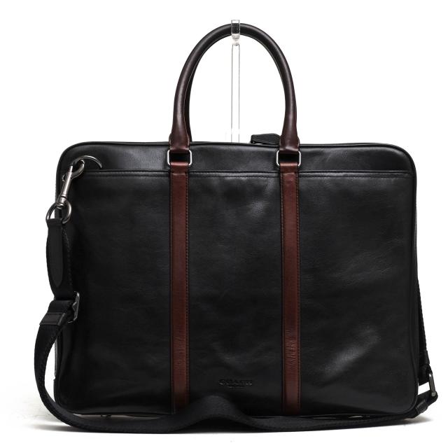 ○コーチ COACH スポーツカーフ 牛革 ビジネスバッグ 72053 Metropolitan Brief in Sport Calf メトロポリタン スポーツカーフ 2WA 中古