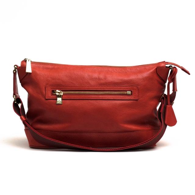 ○アニアリ aniary アンティークレザー 牛革 ショルダーバッグ 01-03006 シボ革 シュリンクレザー メンズ 【中古】 中古