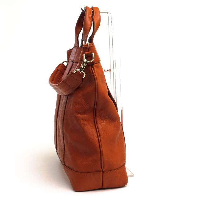 ○アニアリ aniary 牛革 シュリンクレザー トートバッグ 07-02005 2WAY