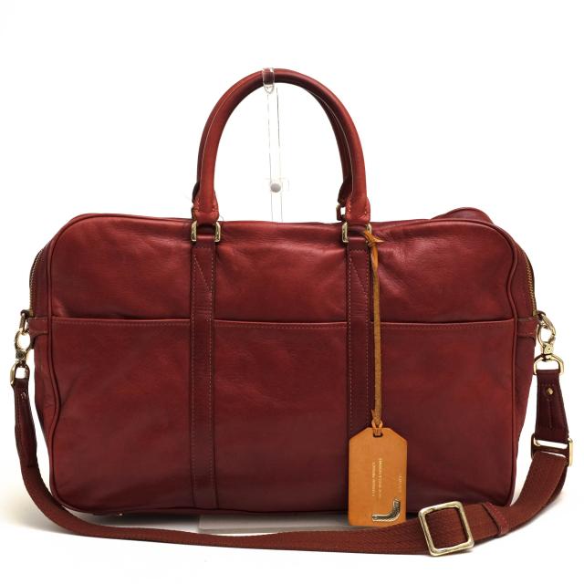 ○アニアリ aniary アンティークレザー 牛革 トートバッグ AL-01-04 三層 2WAY ショルダーバッグ メンズ 【中古】 中古