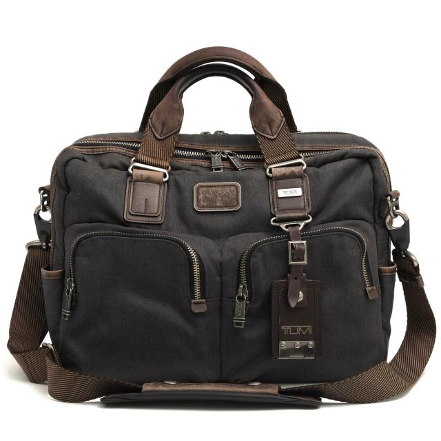 ○トゥミ TUMI Anthracite アンスラサイト ビジネスバッグ 222640AT2 ALPHA BRAVO ANDERSEN SLIM COMMUTER BRIEF アルファ ブラボ  中古