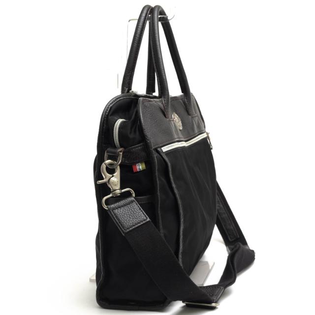 ○オロビアンコ orobianco 伊リモンタ社ナイロン 牛革 ビジネスバッグ