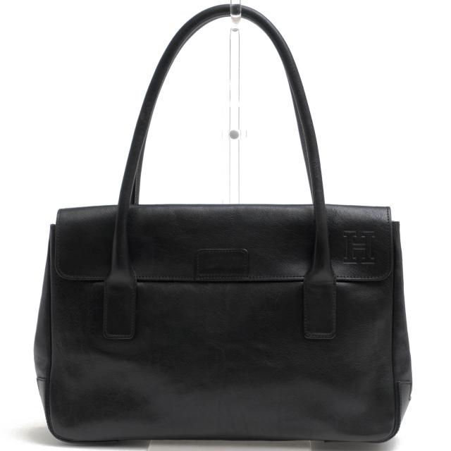 ○ヒロフ HIROFU 牛革 カーフ ハンドバッグ フラップ式 肩掛け ワンショルダーバッグ レディース 【中古】 中古