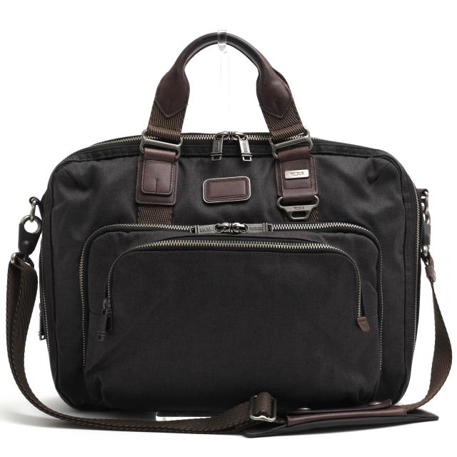 ○トゥミ TUMI Anthracite アンスラサイト ビジネスバッグ 22631ATH2 Yuma SlimBrief ユマ スリム・ブリーフ 2WAY ショルダーバッ  中古