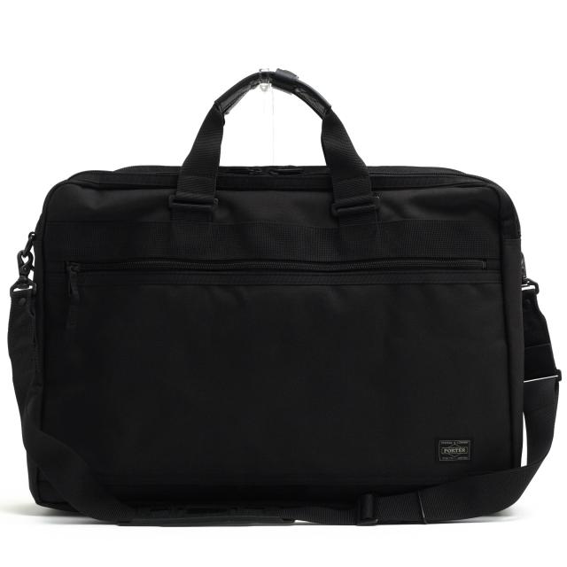 ○ポーター 吉田カバン PORTER PVC加工 ビジネスバッグ 550-08959 CLIP BRIEFCASE クリップ 2WAY ショルダーバッグ メンズ 【中古  中古