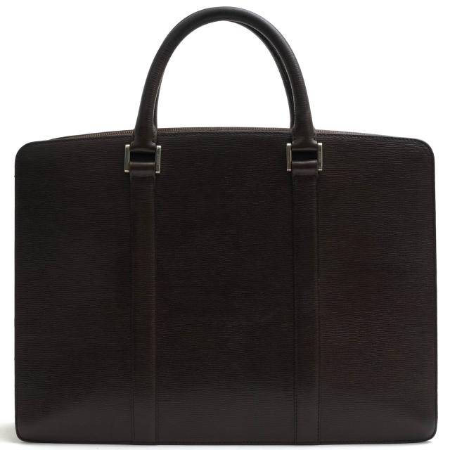 ○バリー BALLY グレイン型押し牛革 ビジネスバッグ メンズ 【中古】 中古