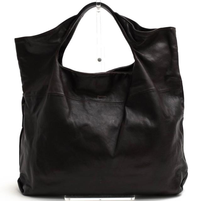 ○ゲンテン genten ソフトレザー 牛革 トートバッグ 41190 TENEREZZA テネレッツァ A4サイズ収納可 肩掛け ワンショルダーバッグ   中古