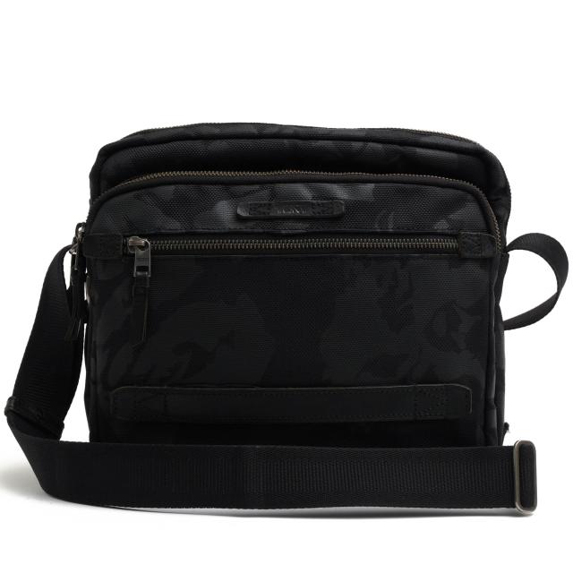 ○トゥミ TUMI FXTバリスティックナイロン ナパレザー 牛革 ショルダーバッグ 61006DCM Dalston Clifton Crossbody ダルストン ク  中古