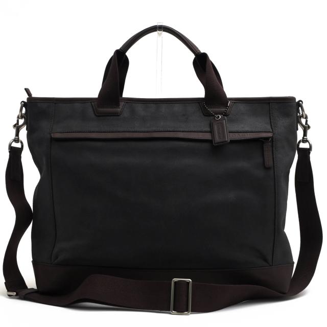 ○コーチ COACH 牛革 トートバッグ F70926 Camden Leather Supply Bag カムデンレザー サプライバッグ 2WAY ショルダーバッグ メン 中古
