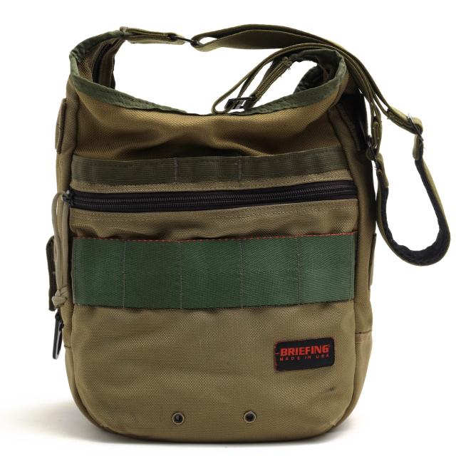 ○ブリーフィング BRIEFING 1050デニール バリスティックナイロン ショルダーバッグ BRF032219 DAY TRIPPER デイトリッパー メッセ 中古