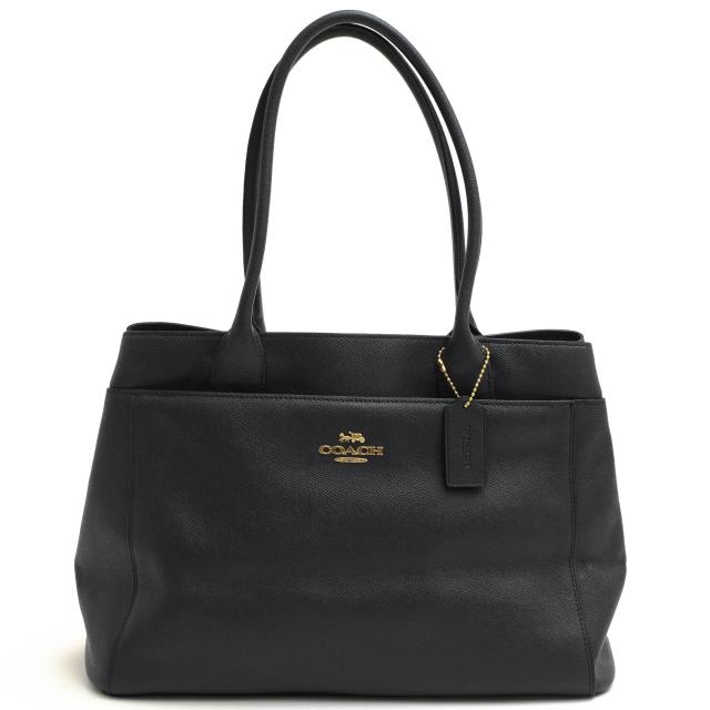 ○コーチ COACH クロスグレインレザー 牛革 トートバッグ F31474 CASEY TOTE 肩掛け ワンショルダーバッグ レディース 【中古】 中古