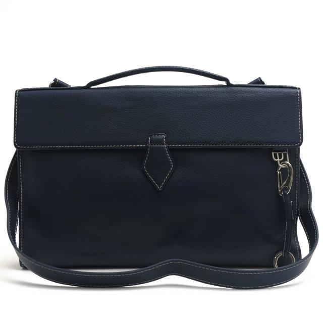 ○デスティニーズディメンション DESTINY'S DIMENSION ヨーロッパ産カウハイド シボ牛革 セカンドバッグ/クラッチバッグ Lexington 中古