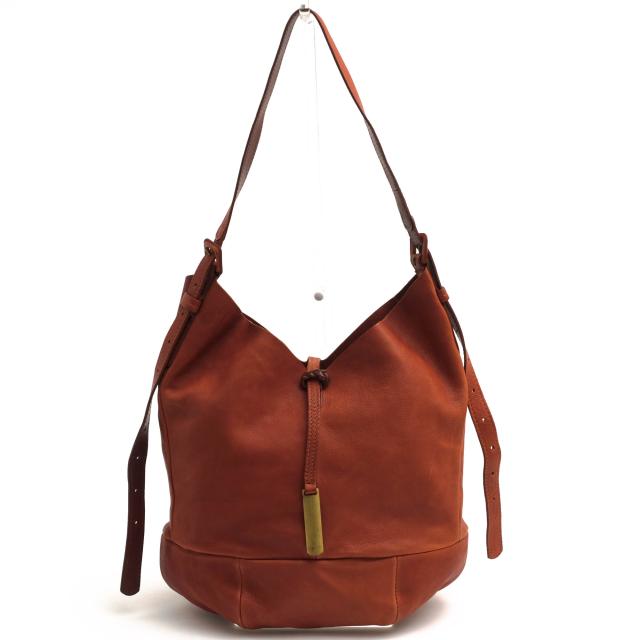 ○ゲンテン genten ベジタブルタンニン鞣し牛革 ショルダーバッグ 40523 Leggero2 レッジェーロ2 クロスボディ ボディバッグ シボ  中古