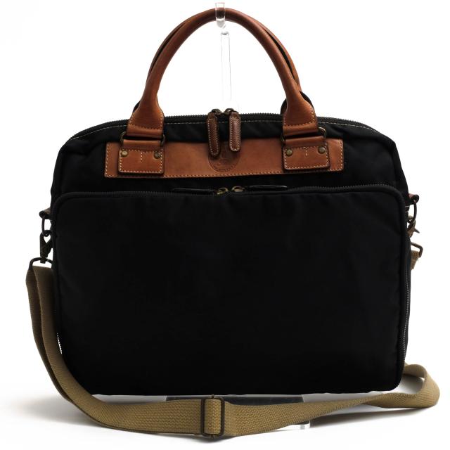 ○フェリージ Felisi FELIX LINE リモンタナイロン 牛革 ビジネスバッグ SU LICENZA 01828 2WAY ショルダーバッグ メンズ 【中古】 中古