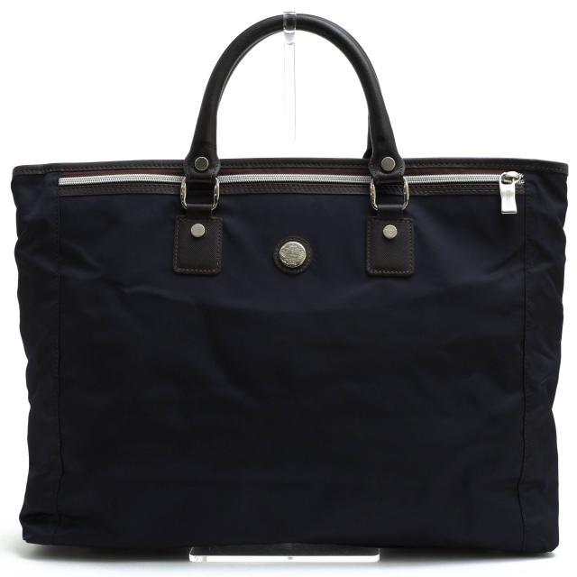 ○オロビアンコ orobianco 伊リモンタ社ナイロン 牛革 ビジネスバッグ GEOGRAFICA-GA NYLON 3層構造 メンズ 【中古】 中古