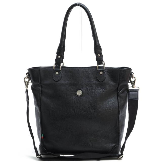 ○オロビアンコ orobianco シップス SHIPS別注モデル 牛革 トートバッグ 118-43-2155 ロゴ金具 2WAY ショルダーバッグ シボ革 シュ 中古
