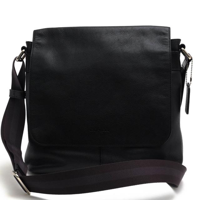 ○コーチ COACH スポーツカーフ 牛革 ショルダーバッグ F28576 Charles Small Messenger チャールズ スモール メッセンジャー フラ 中古