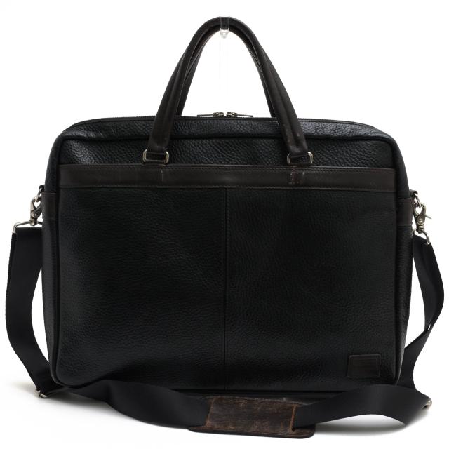 ○ポーター 吉田カバン PORTER 牛ステア コンビネーション鞣し 牛革 ビジネスバッグ 192-04220 BLEND 2WAY BRIEFCASE L ブレンド   中古