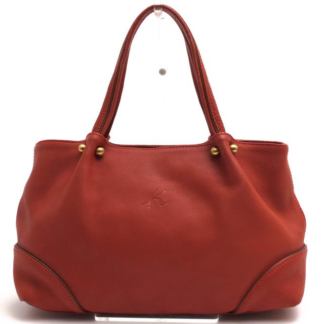 ○キタムラ Kitamura 牛革 トートバッグ Y-0532 シボ革 シュリンクレザー 肩掛け ワンショルダーバッグ レディース 【中古】 中古