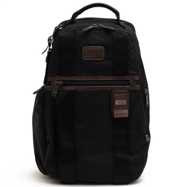 ○トゥミ TUMI バリスティックナイロン ナパレザー 牛革 ショルダーバッグ 22317HKH Greely Sling Backpack グリーリー スリング   中古