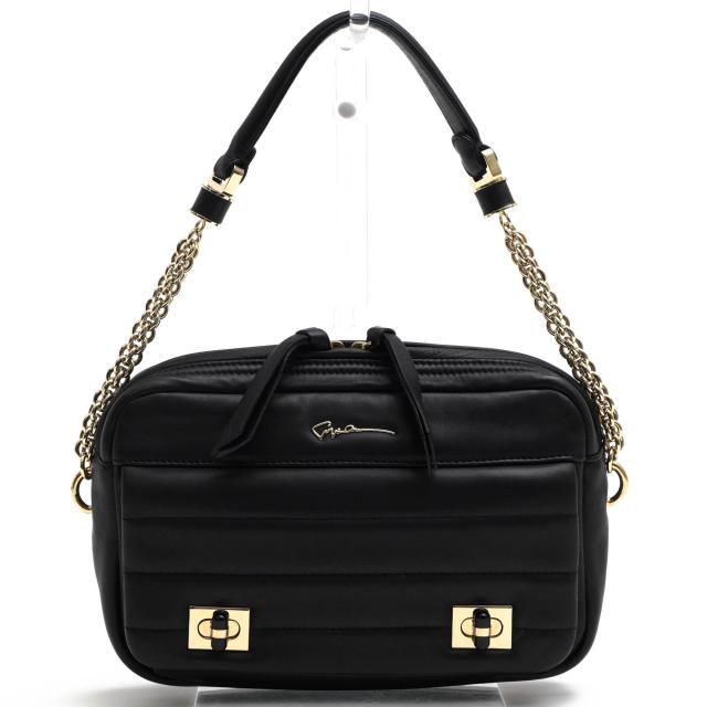 ○アルマーニ GIORGIO ARMANI ラムレザー 子羊革 トートバッグ YGWE23 YD141 カメラバッグ レディース 【中古】 中古