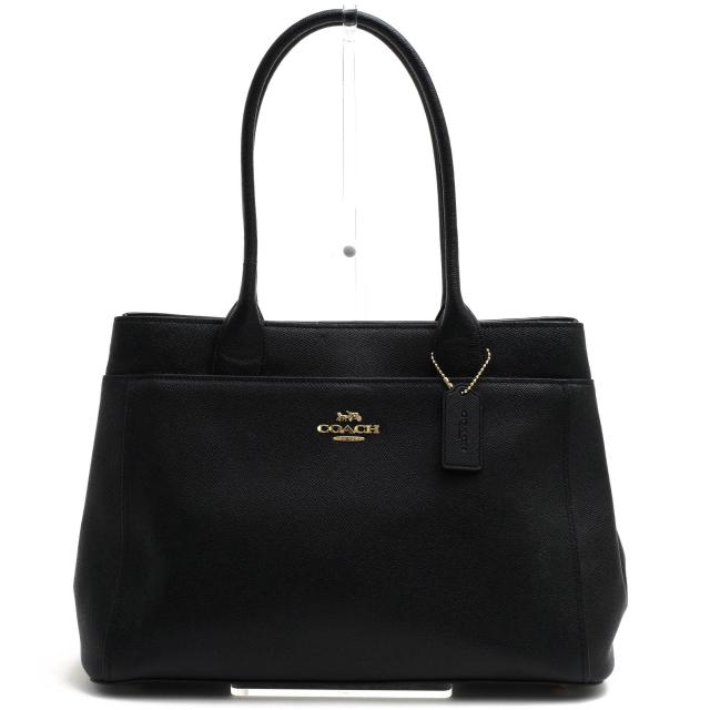 ○コーチ COACH クロスグレインレザー 牛革 トートバッグ F31474 CASEY TOTE 肩掛け ワンショルダーバッグ レディース 【中古】 中古