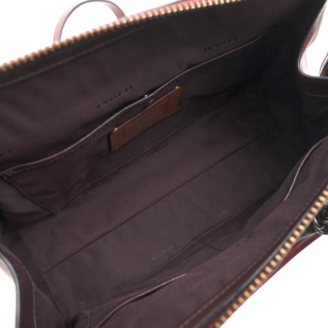 ○コーチ COACH Selena Gomez collection カーフ 牛革 ハンドバッグ