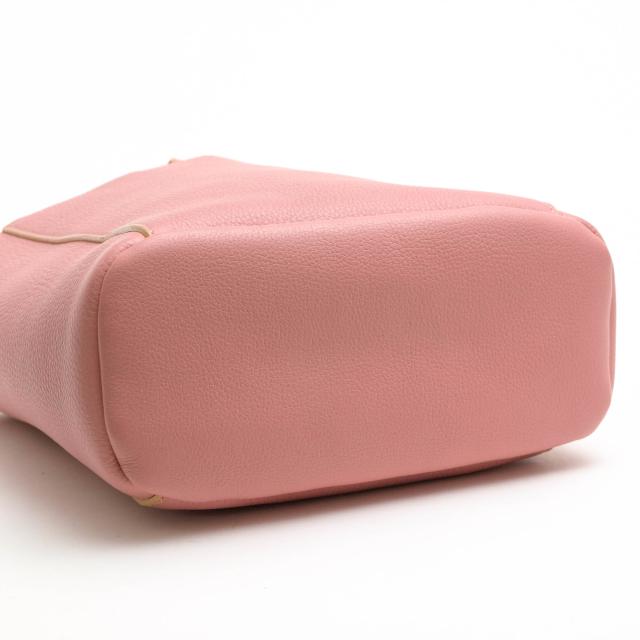 ○フェリージ Felisi ソフトキップレザー 牛革 エコファー ショルダーバッグ 20/77/LD+EU シボ革 シュリンクレザー 肩掛け ワンシ  中古