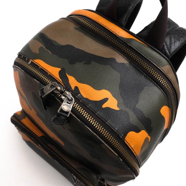 ○コーチ COACH 牛革 リュック F28310 West Backpack With Camo Print