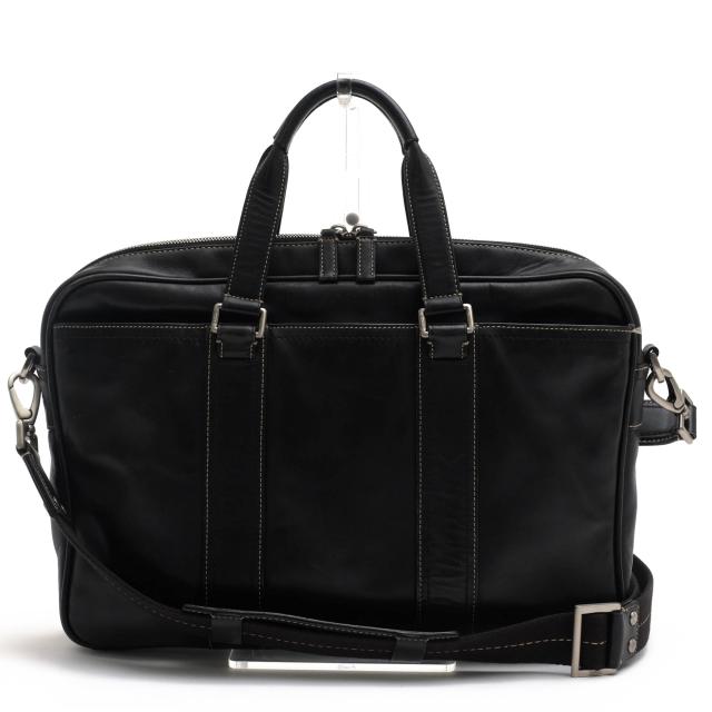 ○コーチ COACH ナチュラルグラブタンレザー 牛革 ビジネスバッグ F70021 Legacy leather zip commuter レガシー レザー ジップ コ 中古