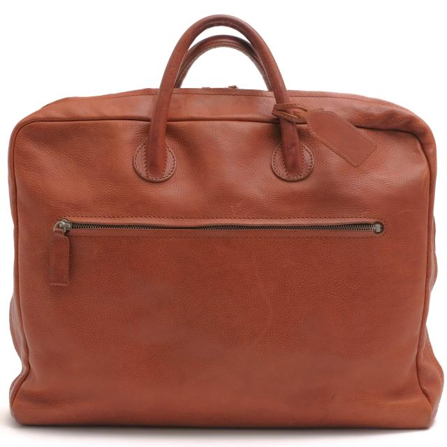 ○ボーデッサン BEAU DESSIN バタラッシィ・カルロ社ミネルバボックス 牛革 ビジネスバッグ MV-672 シボ革 シュリンクレザー メン  中古