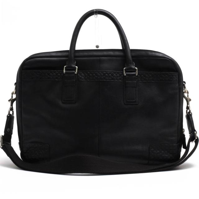 ○コーチ COACH 牛革 カーフ ビジネスバッグ F70550 ミニシグネチャー柄 2WAY ショルダーバッグ メンズ 【中古】 中古