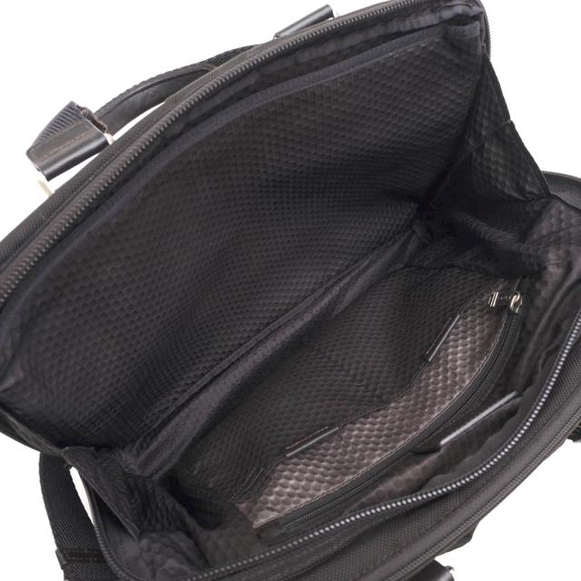 ○トゥミ TUMI ヒッコリー バリスティックナイロン ナパレザー 牛革