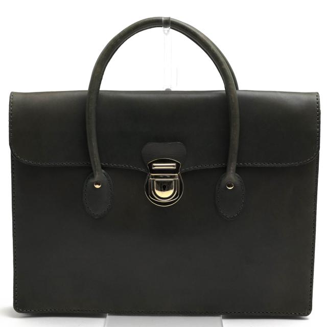 ○馬場万 BABAMAN 明治43年創業ブランド 牛革 ビジネスバッグ メンズ 【中古】 中古