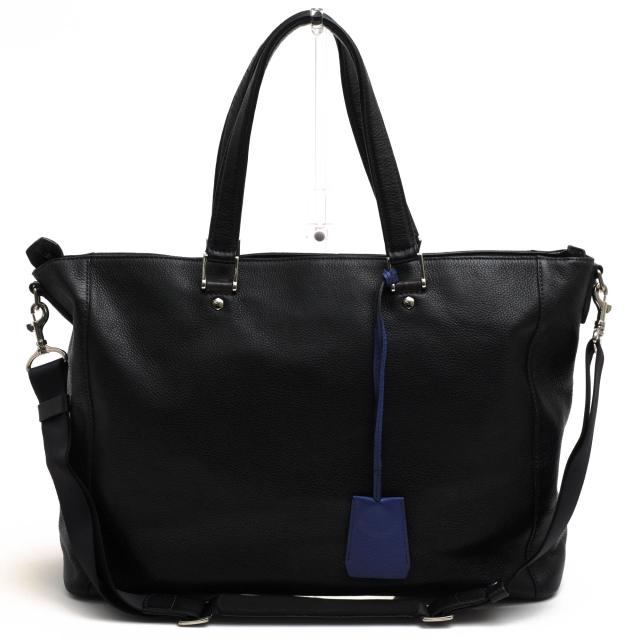 ○フジタカ FUJITAKA ワインハイム社製カーフ WAPROLUX 牛革 トートバッグ 637502 Calc カルク A4サイズ収納可 シボ革 シュリンク  中古