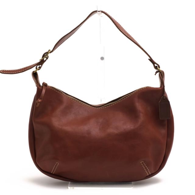 ○ヘルツ HERZ スターレ 牛革 ソフトレザー ショルダーバッグ Q-23 ビーンズ肩掛けバッグ レディース 【中古】 中古