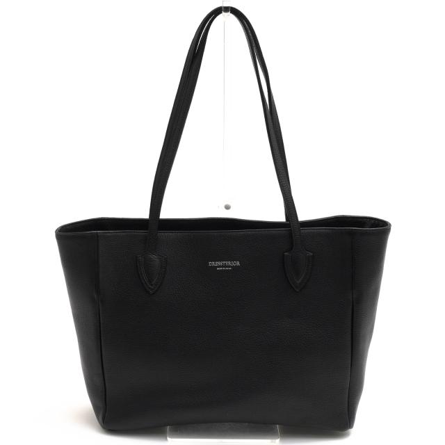 ○ドレステリア DRESSTERIOR 牛革 トートバッグ 086-01107 ミディアムドレストート クロム鞣し 肩掛け ワンショルダーバッグ シボ  中古