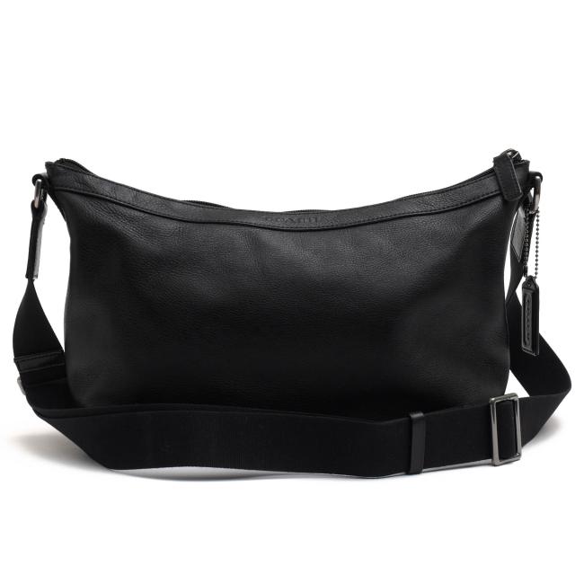 ○コーチ COACH 牛革 ショルダーバッグ F71431 カムデン トランジット CAMDEN LEATHER TRANSIT クロスボディ シボ革 シュリンクレ  中古