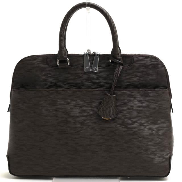 ○アニアリ aniary ウェーブレザー Wave Leather 牛革 ビジネスバッグ 16-01000 A4サイズ収納可 迷彩・カモフラージュ柄 メンズ 【 中古