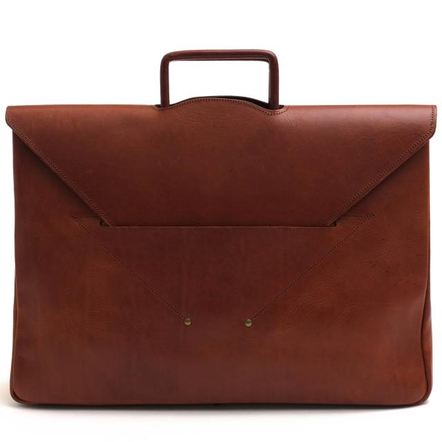 ○ジャスエムビー Jas-M.B. ベジタブルタンニン鞣し牛革 ビジネスバッグ A4サイズ収納可 ヴィンテージ加工 メンズ 【中古】 中古