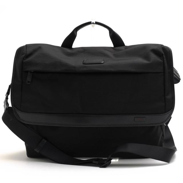 ○トゥミ TUMI バリスティックナイロン ナパレザー 牛革 ビジネスバッグ 26201D2 ALPHA MESSENGER アルファ メッセンジャー A4サイ 中古