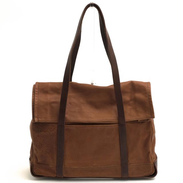 ○イチ ichi ピッグレザー 牛革 カウレザー トートバッグ B506201 口巻き 肩掛け ワンショルダーバッグ 定番 2WAY ショルダーバッ  中古