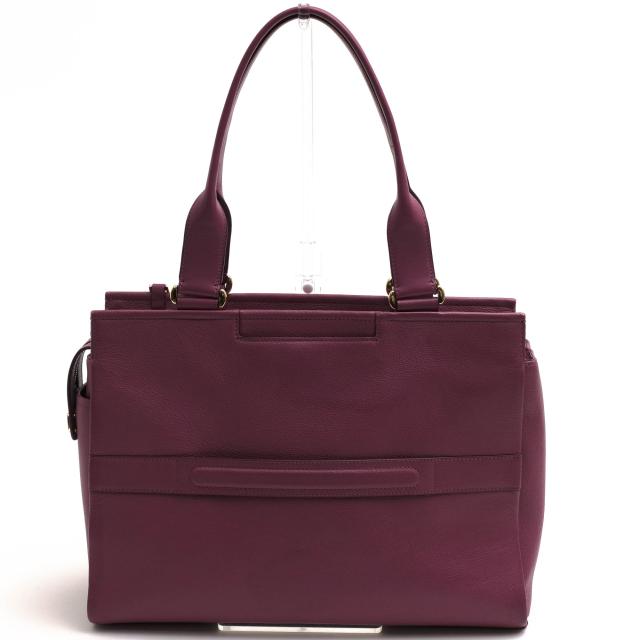 ○トゥミ TUMI マイクロぺブルドレザー 牛革 トートバッグ 734429HIB STANTON Ella Tote スタントン エラトート A4サイズ収納可 ノ 中古