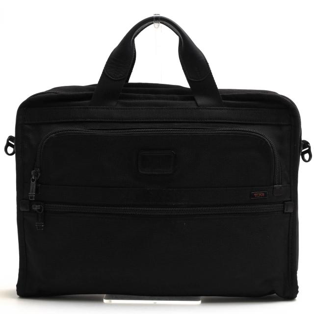 ○トゥミ TUMI バリスティックナイロン ナパレザー 牛革 ビジネスバッグ 26111DH Alpha Slim Large Screen Computer Portfolio ス  中古