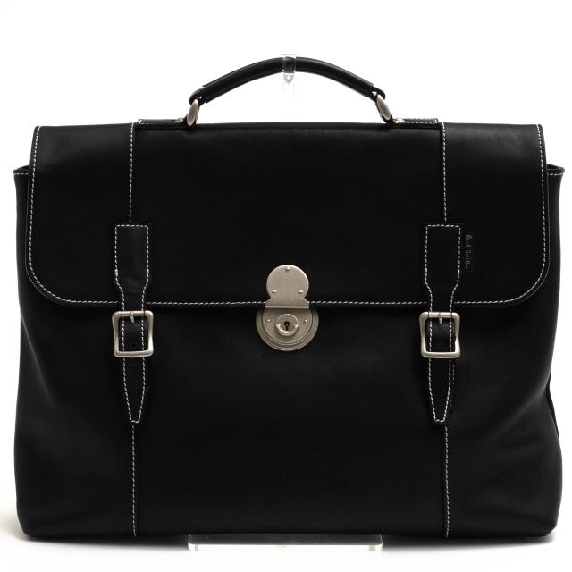 ○ポールスミス Paul Smith 牛革 ビジネスバッグ A4サイズ収納可 メンズ 【中古】 中古