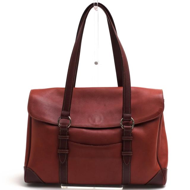 ○ソメスサドル SOMES SADDLE 牛革 トートバッグ CSE-15 キャリアトート 肩掛け ワンショルダーバッグ レディース 【中古】 中古