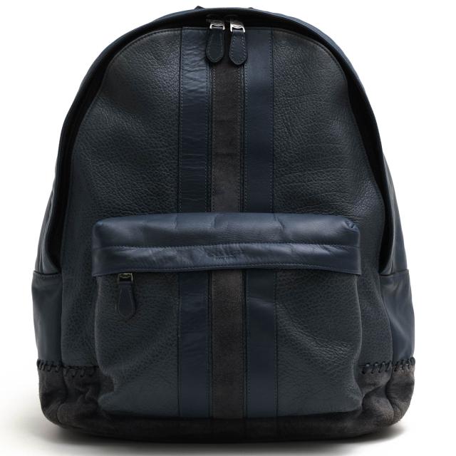 ○コーチ COACH 牛革 カウハイド リュック F11250 CHARLES BACKPACK WITH BASEBALL STITCH チャールズ ベースボール ステッチ バッ 中古